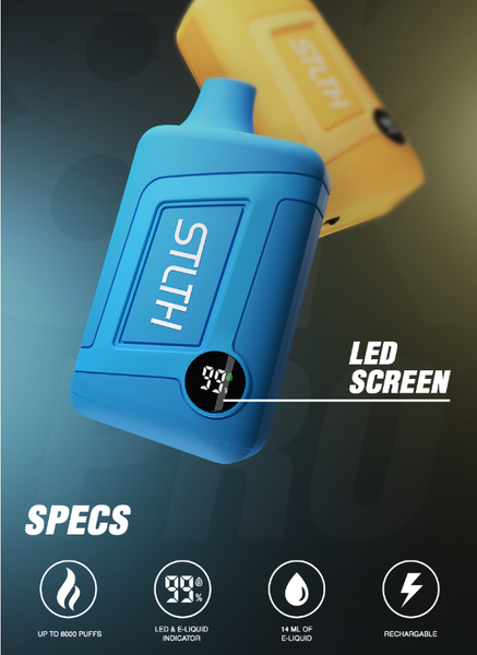 STLTH BOX 8K PRO DISPOSABLE *FEDERAL STAMP* – E-CIGARETTES.CA INC.